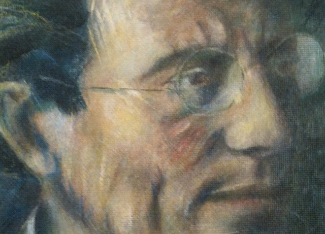 Gustav Mahler painting by Peter Knight