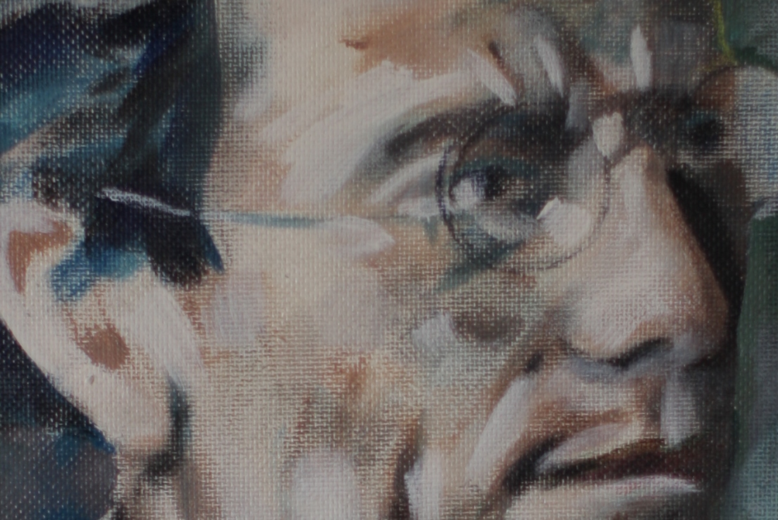 Gustav Mahler painting by Peter Knight